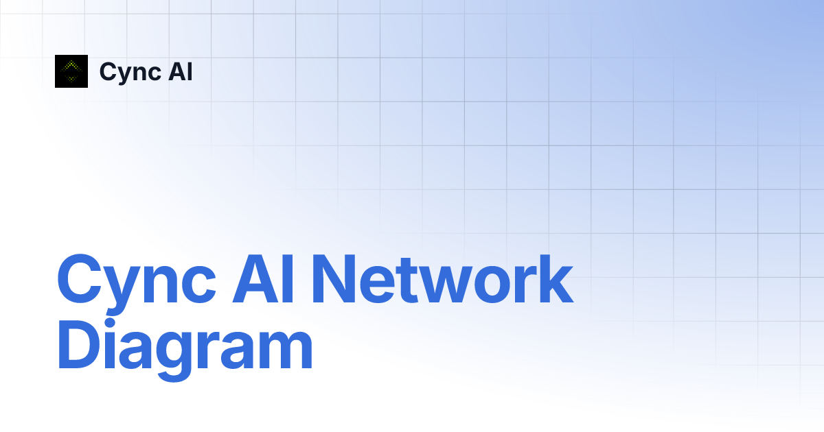 Cync AI Network Diagram | Cync AI